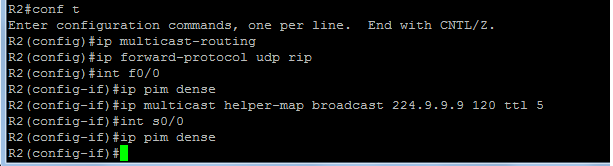 Multicast helper map and how to verify multicast – Daniels Networking Blog