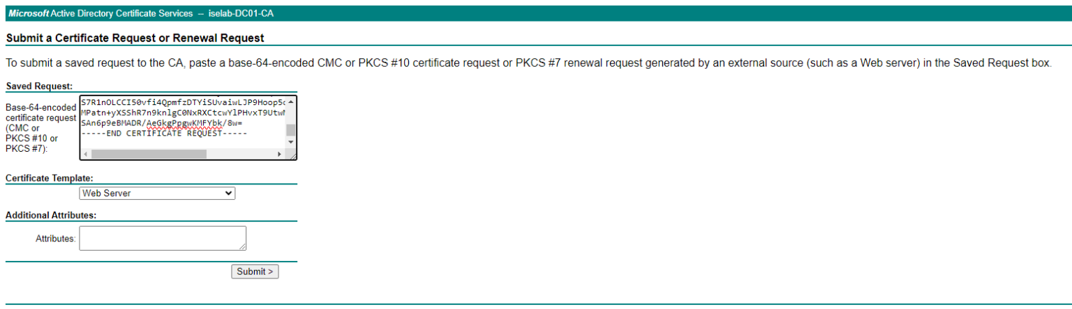 Installing Certificate on ISE Lab Server – Daniels Networking Blog