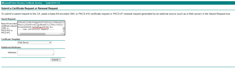 Installing Certificate On Ise Lab Server Daniels Networking Blog