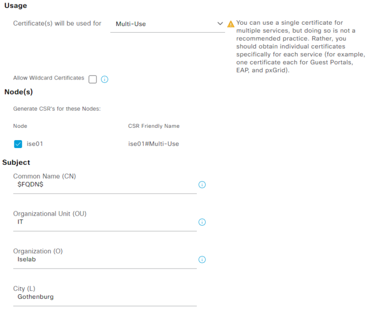 Installing Certificate On Ise Lab Server Daniels Networking Blog