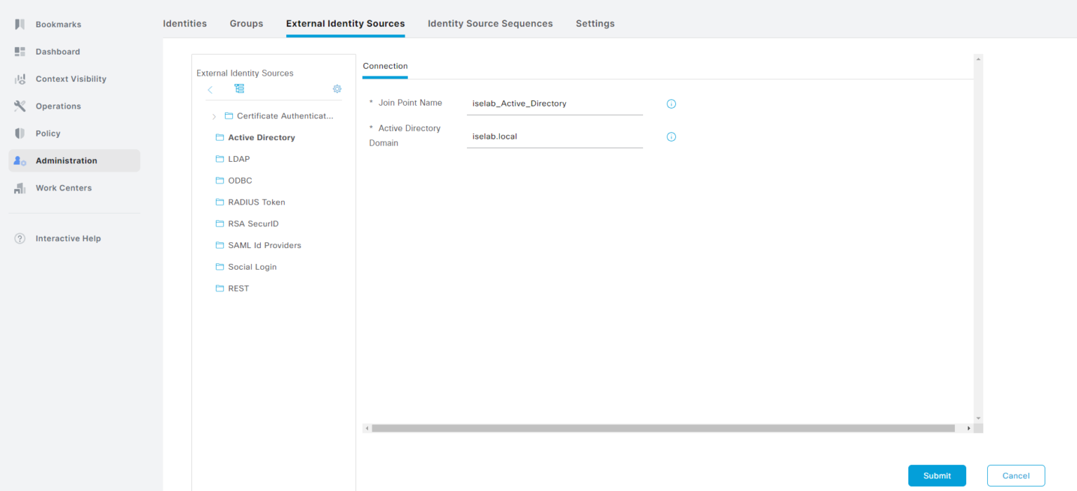 Joining ISE to Active Directory – Daniels Networking Blog