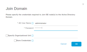 Joining ISE to Active Directory – Daniels Networking Blog