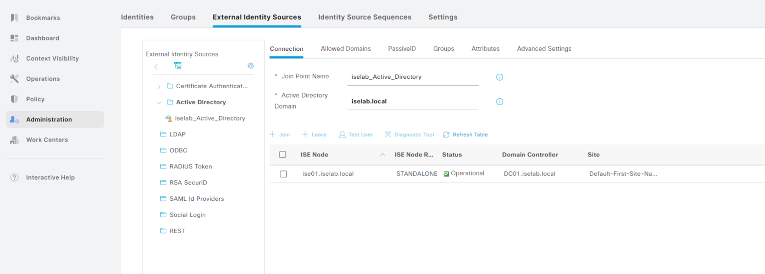 Joining ISE to Active Directory – Daniels Networking Blog