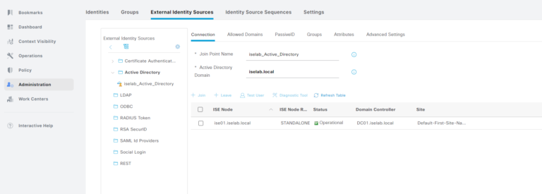 Joining ISE to Active Directory – Daniels Networking Blog