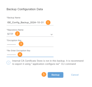 Backup and Restore of ISE Lab Server – Daniels Networking Blog