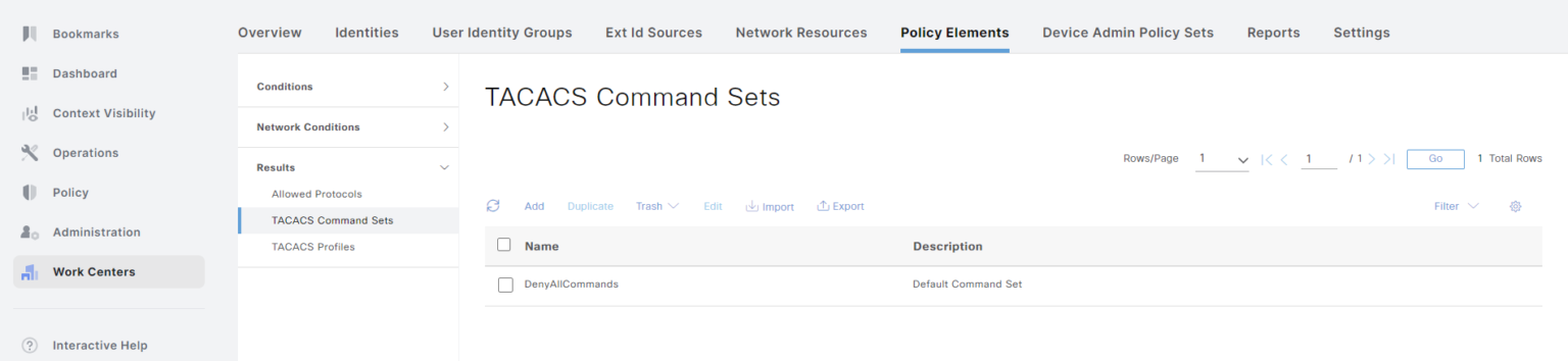 TACACS+ on ISE Deep Dive – Daniels Networking Blog