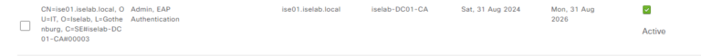 Backup And Restore Of Ise Lab Server Daniels Networking Blog